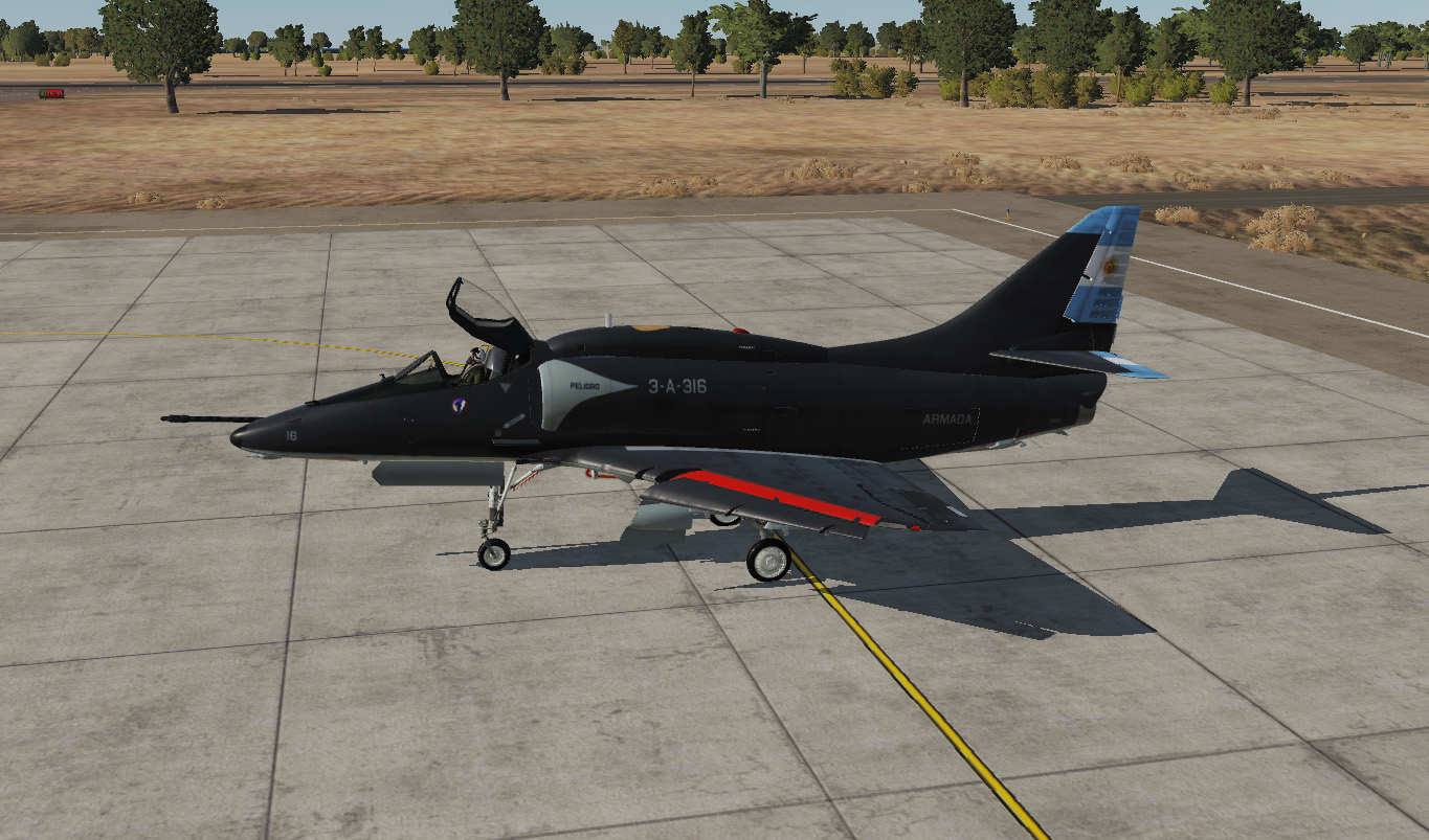 A4E-C A4-Q Blue camos, 89 and onward Argentina Navy